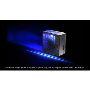 Skytech Mini PC X1 Gaming PC Desktop & Sceptre 24" Curved 75Hz Gaming LED Monitor Full HD 1080P HDMI VGA Speakers, VESA Wall Mount Ready Metal Black 2019 (C248W-1920RN)