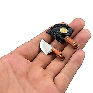 PUOSUO EDC Multi-function Keyring Small Pocket Knife Keychain Mini Butcher Knife Necklace Knife Pendant,Mini Anything Outdoors