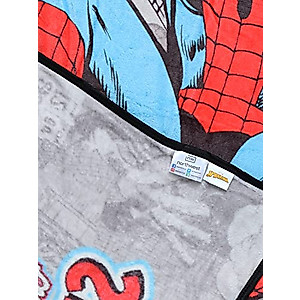 Marvel The Amazing Spider-Man Retro Micro Raschel Throw Blanket 48" x 60"