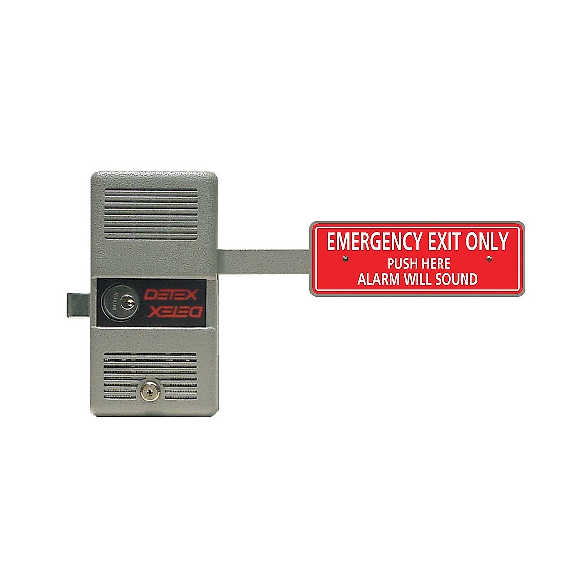 Detex ECL Series Exit Control Hardware. Key cylinder NOT included.
