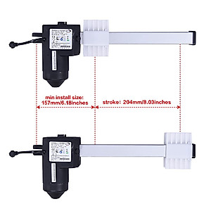 Limoss 450427 Motor MD140-02-L1-157-204 for Power Recliner Lift Chairs Replacement Motor Actuator