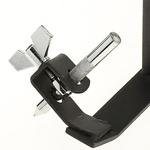 Tachiuwa Cowbell Clamp, Bracket Attach Percussion Pedal for Drum Musical Instrument Accessory