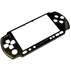 New Replacement Front Top Surface Shell Case Cover Faceplate for PSP 3000 3001 3002 3003 Console Black