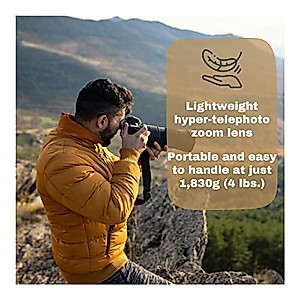 Sigma 150-600mm 5-6.3 Contemporary DG OS HSM Lens for Canon DSLR Cameras USB Dock and Two 64GB SD Card Bundle (7 Items)