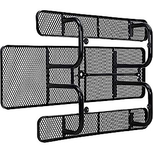 Global Industrial 8' ADA Rectangular Picnic Table, Expanded Metal, Black (96" Long)