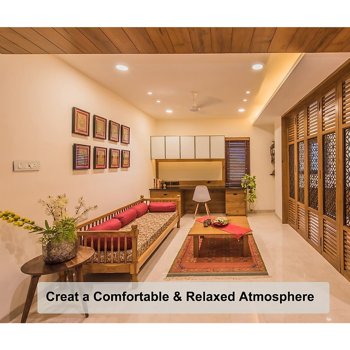 Vinaco PAR38 Flood Llight Bulbs, 4 Pack High Output PAR38 Halogen Flood Light 80W 120V, PAR38 Halogen Dimmable, CRI100 PAR38 Warm White 2800K, Halogen PAR38 Bulb with E26 Base for Indoor/Outdoor