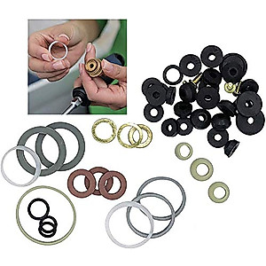 Azi 45pc Complete Home Washer Plumbing Repair Kit Assortment DIY and Professional Repairs – Plumbing Emergencies, Worn Out Washer Replacements