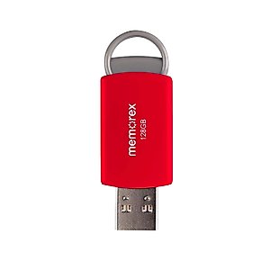 Memorex 128GB Flash Drive USB 2.0 - Red (32020012821)