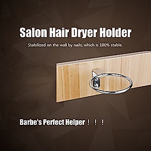 Hair Dryer Holder, Hair Dryer Rack Dryer Place Bracket Dryer Stand Wall Mounted Storage Rack Bathroom