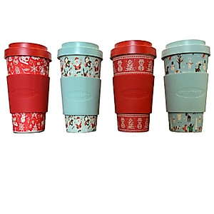 Red Snowflake Coffee & Tea Cup - Christmas Holiday Collection