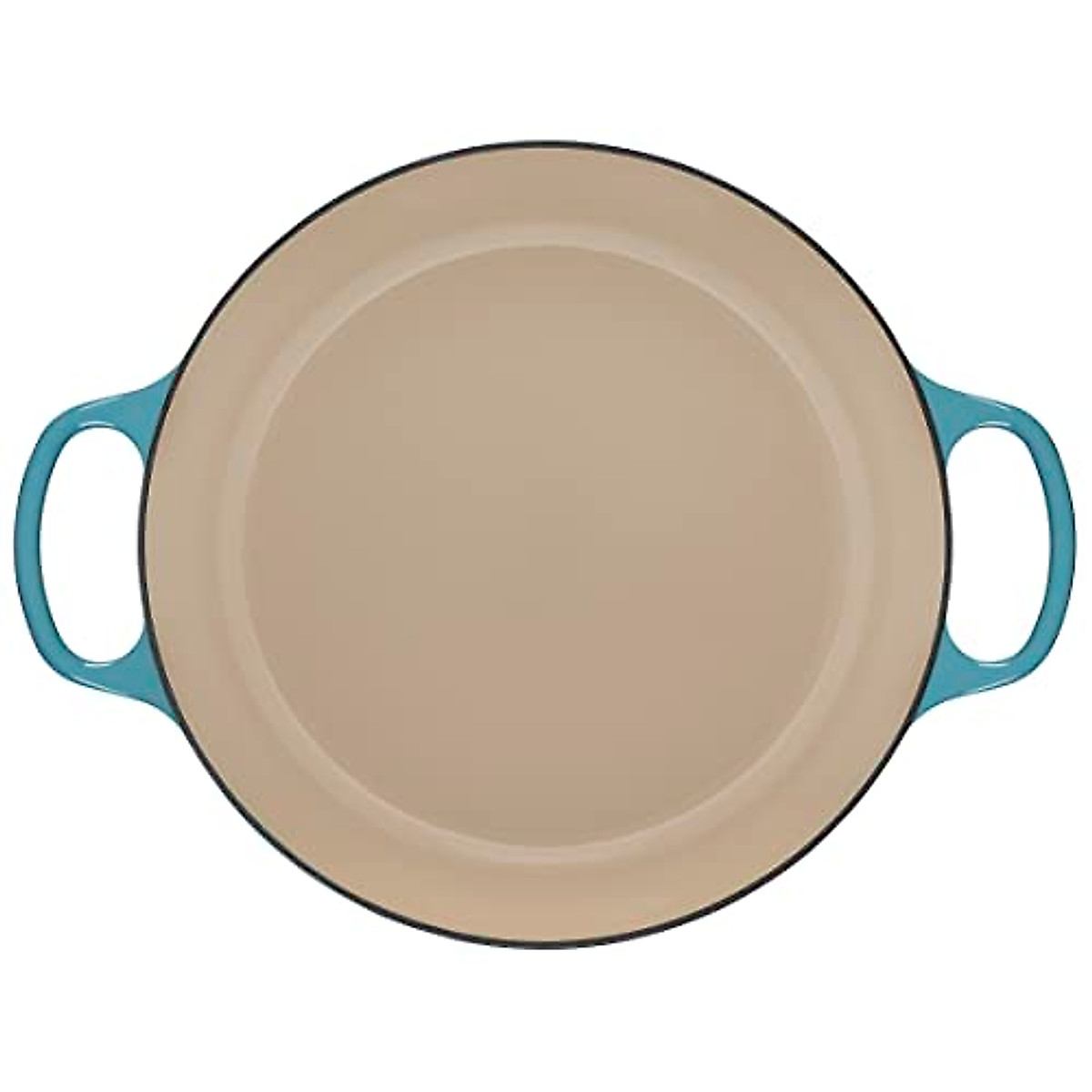 Le Creuset Enameled Cast Iron Signature Braiser, 3.5 qt., Caribbean