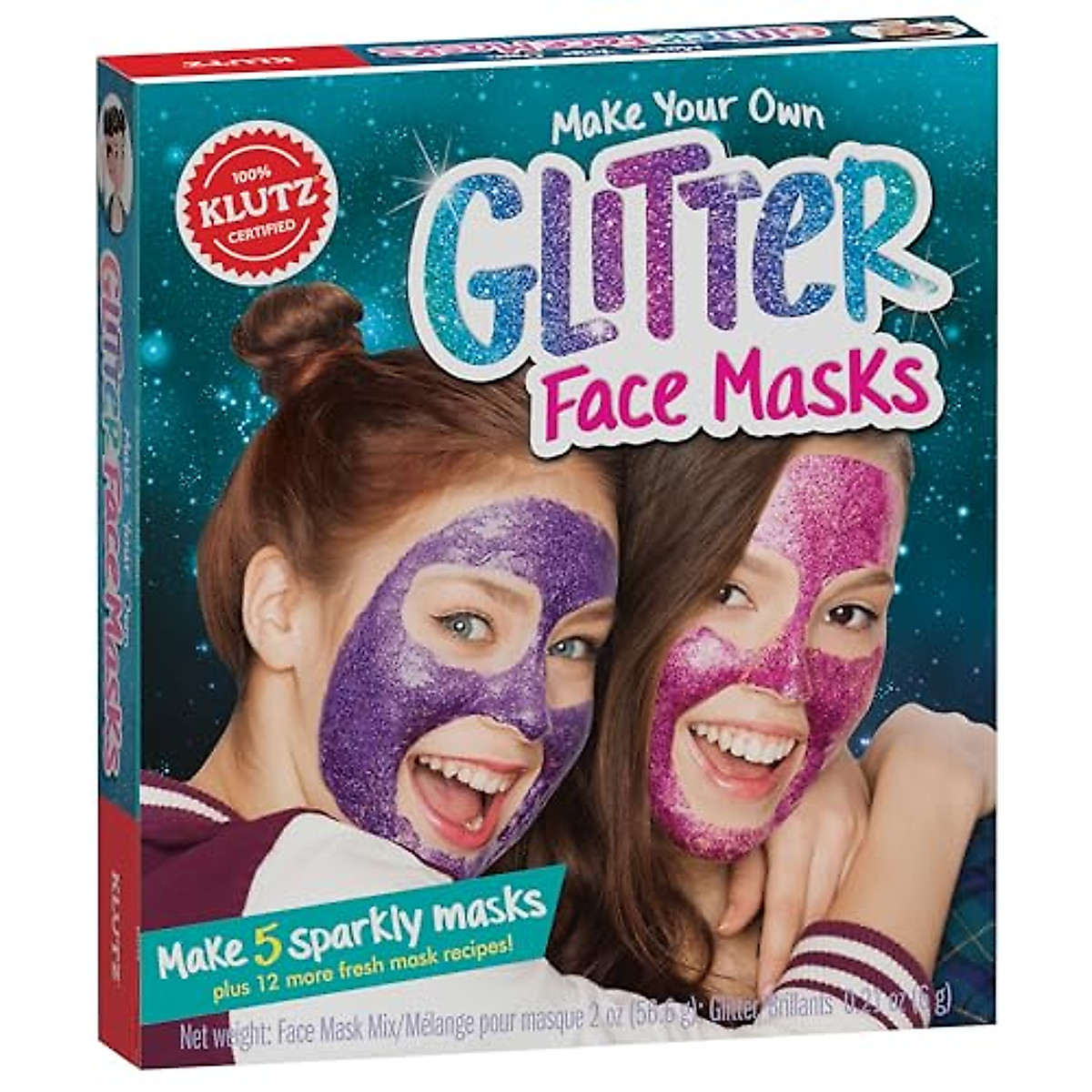 Klutz Make Your Own Glitter Face Masks Activity Kit