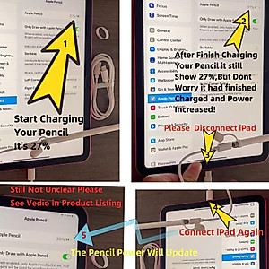 for Apple Pencil Charger,USB-C to Apple Pencil Adapter,3.3FT Apple Pen Charger Compatible with Apple Pencil 1st Generation,iPad 10th gen/Mini/Air/Pro 11/12.9 inch
