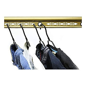 XMCX Clothes Drying Racks Stainless Steel Airer Multifunction Retractable Wall-Mounted Drying Laundry Rack Clothes Hanger Hanging Towel Shelf Easy Storage