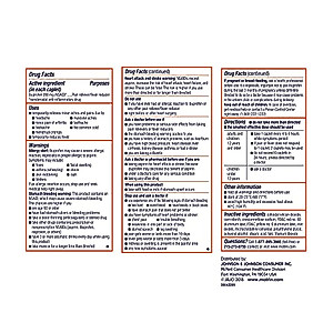 Motrin IB-Ibuprofen Pain Reliever Tablets 200 mg - 100 Coated Caplets (Pack of 3)