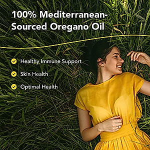 NORTH AMERICAN HERB & SPICE Oreganol P73 - 120 Softgels - Immune System Support - Unprocessed, Vegan Friendly Wild Oregano - Mediterranean Source - Non-GMO - 120 Servings