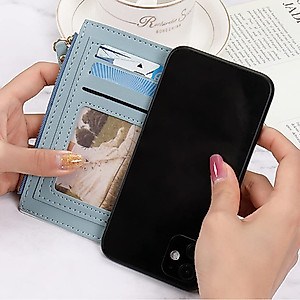 Sunwel Fashion Girls Cute Cow Print Small Wallet Zipper Coin Pouch Cash Pocket Card Holder ID Window for Women