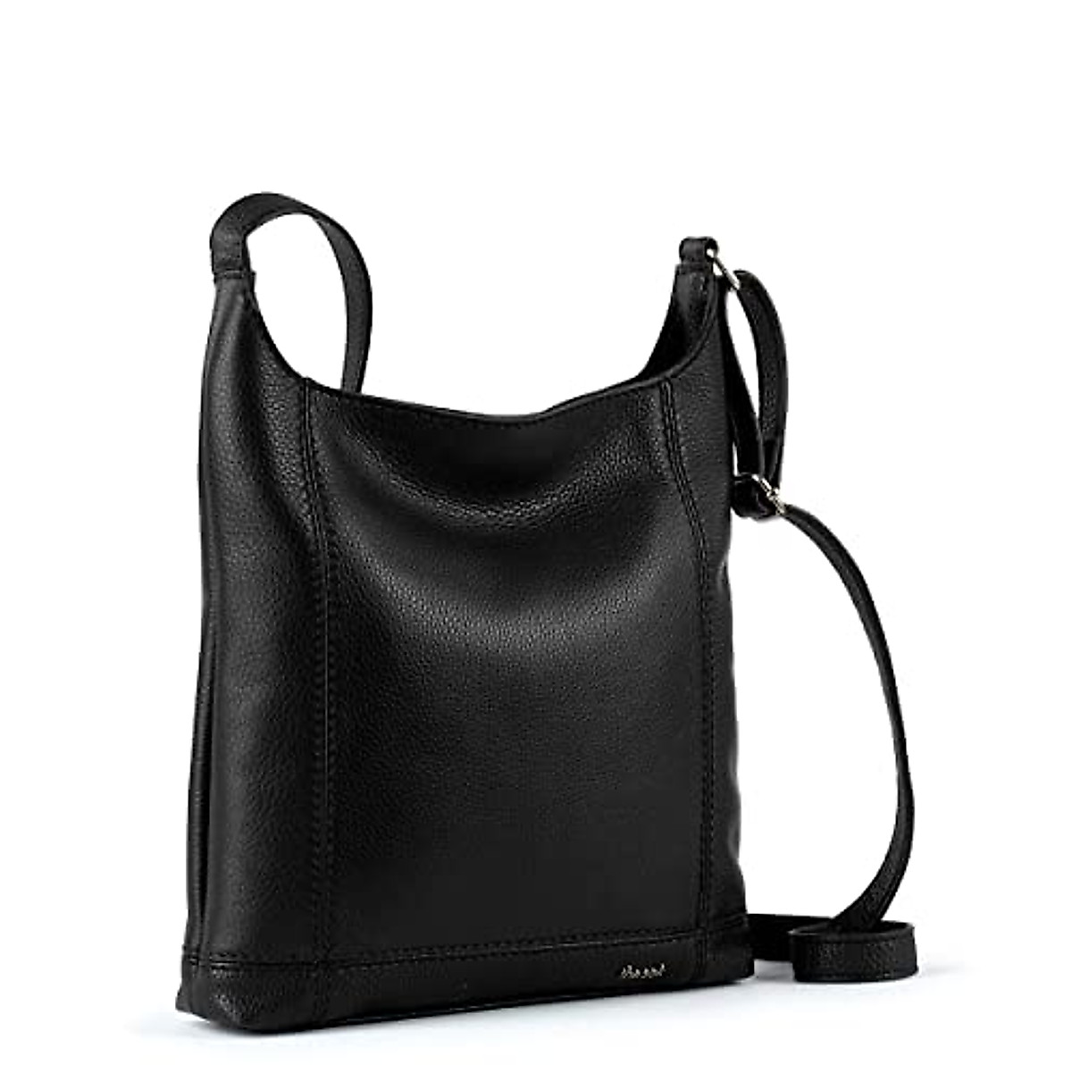 The Sak womens De Young Leather Crossbody Bag, Black Ii, One Size US