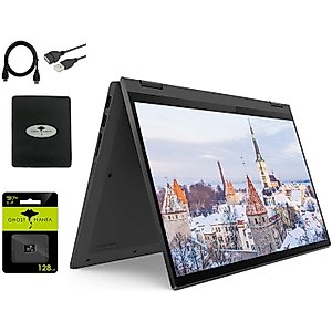Lenovo 2021 IdeaPad Flex 5 14" Convertible Laptop, 14-inch FHD 2-in-1 Touch-Screen Display, AMD Ryzen 3 4300U(Beat i5-8265U), 4GB RAM, 256GB NVMe SSD, Windows 10 S w/GM Bundle