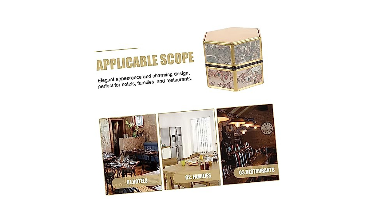 TEHAUX Metal Tea Canister - Stylish Tea Storage Solution