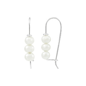 Silpada 'Dots of Joy' Freshwater Cultured Pearl Drop Earrings in Sterling Silver
