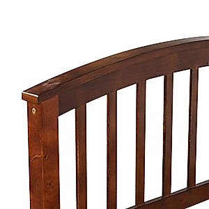 BOVZA Twin Size Platform Bed Frame, Wooden Storage Bed with Headboard and Footboard, 6 Storage Drawers, for Bedroom, Walnut