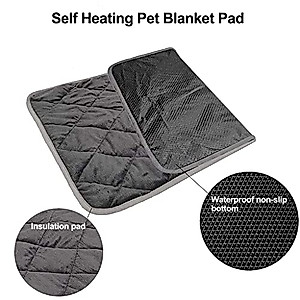 Non-Electric Pet Warming Pad, Pet Blanket Thermal Cat and Dog Warming Bed Mat for Cats Dogs and Kittens for Outdoor Indoor