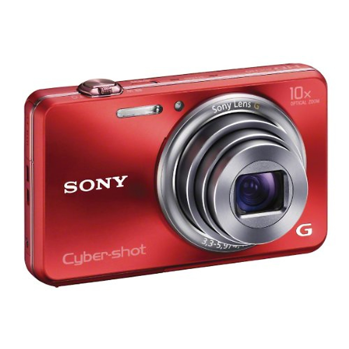 Sony Cyber-shot DSC-WX150 18.2 MP Exmor R CMOS Digital Camera with 10x Optical Zoom and 3.0-inch LCD (Red) (2012 Model)