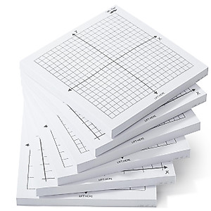 Mr. Pen- Graph Paper Sticky Notes, 6 Pads, 3x3 Inch, Graph Sticky Notes, Math Graph Paper, Graphing Sticky Notes, Grid Sticky Notes, Grid Notepad, Mini Graph Paper