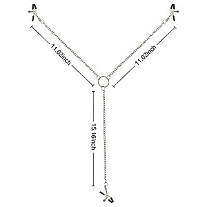 Sex Toys Nipple Clamps, Adult Sex Toys & Games, Clitoris Clamp Dildo Penis Stimulator, Sexual Pleasure Tools for Women, Nipple Tickler Toys for Women's Sex, BDSM Restraints for Couples