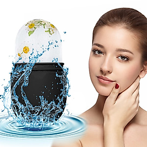 Ice Roller for Face and Eye, Silicone Ice Mold Face Massage, Facial Beauty Ice Roller Skin Care Tools, Face Ice Roller Skin Care Kit,Remove Fine Lines,Shrink Pores