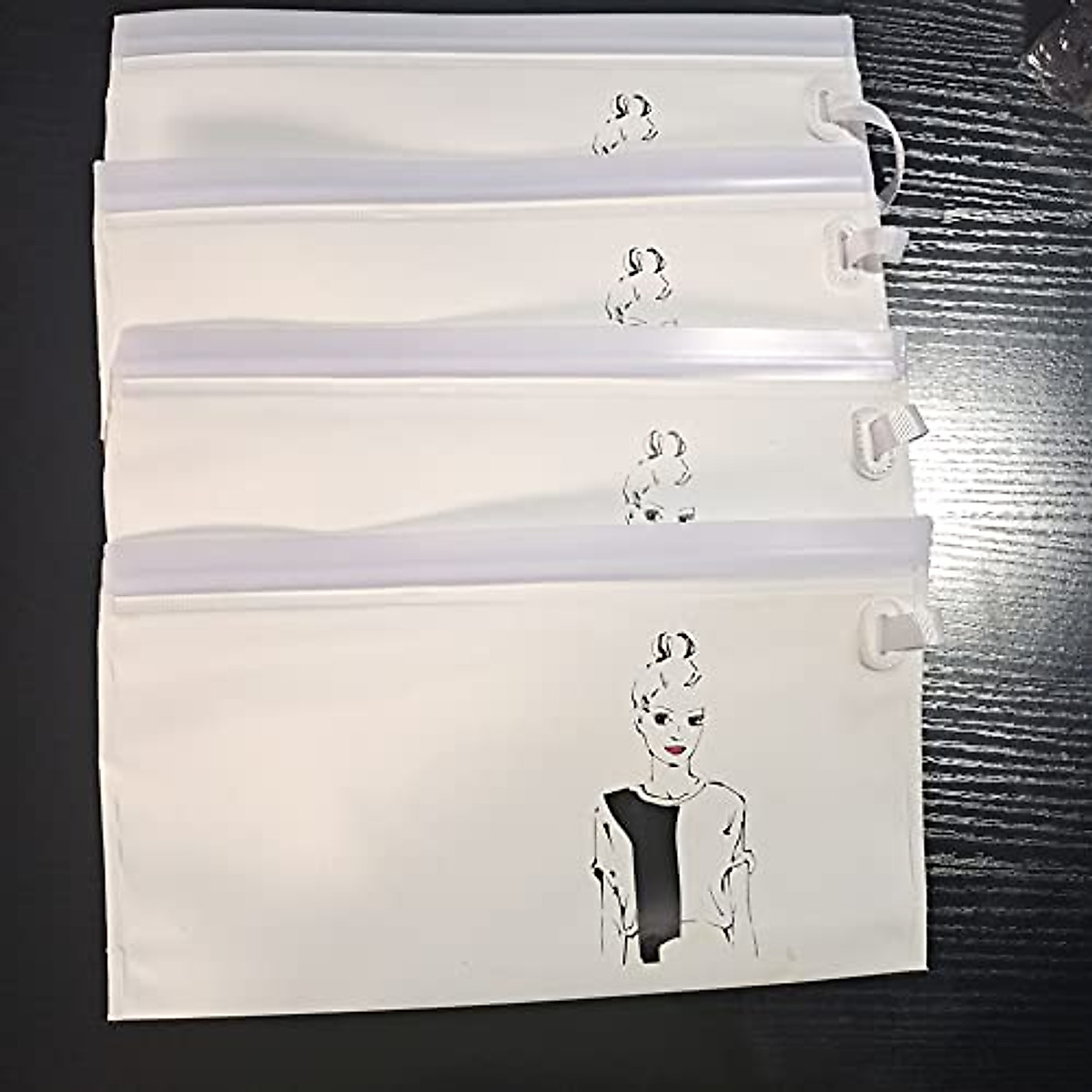 kewaii Portable Wet Tissue Bag Cover, Reusable and refillable Personal Travel Tissue Dispenser Box (White Cosmetics)