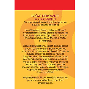 Jessicurl, Hair Cleansing Cream, No Fragrance Added, 8 Fl oz. Moisturizing Shampoo for Curly Hair, Sulfate Free Shampoo for Dry Hair