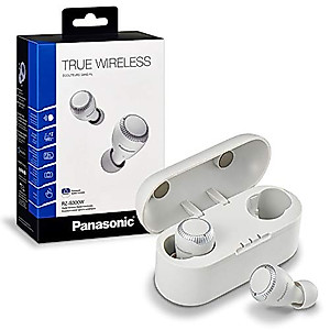 Panasonic True Wireless Earbuds | Bluetooth Earbuds|IPX4 Water Resistant | Small, Lightweight | Long Battery Life, Alexa Compatible | RZ-S300W (White)