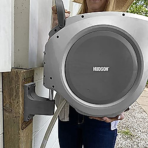 65ft Retractable Hose Reel Gray