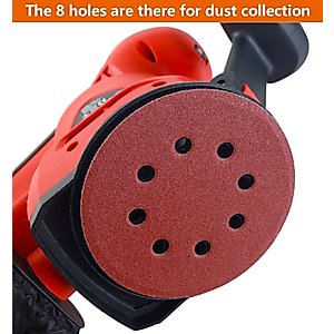 5-Inch Hook and Loop Sanding Discs for Random Orbital Sander, Assorted Sandpaper 40-1000 Grits, 110 PCS