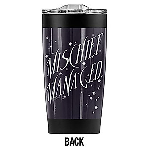 Logovision Harry Potter Managed Quote Stainless Steel Tumbler 20 oz Coffee Travel Mug/Cup, Vacuum Insulated & Double Wall with Leakproof Sliding Lid | Great for Hot Drinks and Cold Beverages