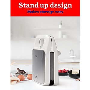 Betty Crocker 3-in-1 Indoor Grill, Sandwich/Panini Press & Waffle Maker Plus, Electric Grill Indoor with Interchangeable Non-Stick Plates, 750 Watts, BC-4965W, White