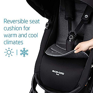 Maxi-Cosi Tayla Stroller, Modular Lightweight Stroller Seat, Parent or World Facing, Essential Black