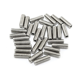 Pro Bamboo Kitchen 30pcs Socket Set Screws Stainless Steel American Standard Machine Headless Screw 8-32 x 1/2"