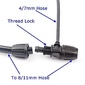 Koleso 6m 8/11 4/7mm Hose Timer Automatic Drip Irrigation System Balcony Greenhouse Watering Kits For 12 Bonsai Flower Pots Irrigation