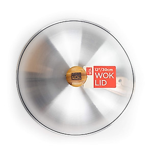 School of Wok 12" Wok Lid, Aluminium, 30x30x9 cm