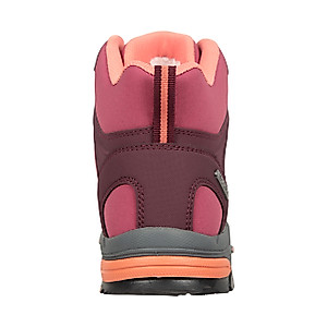 Mountain Warehouse Shadow Waterproof Womens Softshell Boots Berry Womens Shoe Size 7 US