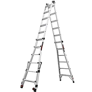 Little Giant Ladders, Epic, M26, 26 ft, Multi-Position Ladder, Aluminum, Type 1A, 300 lbs weight rating, (16826-818)