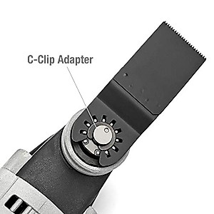 NEWONE 67 Pack Oscillating Multitool Quick Release Saw Blades with Sandpaper,Multitool Blades for Wood Metal Plastics Compatible with Fein Black&Decker Bosch Chicago Roybi Milwaukee Makita Craftsman…