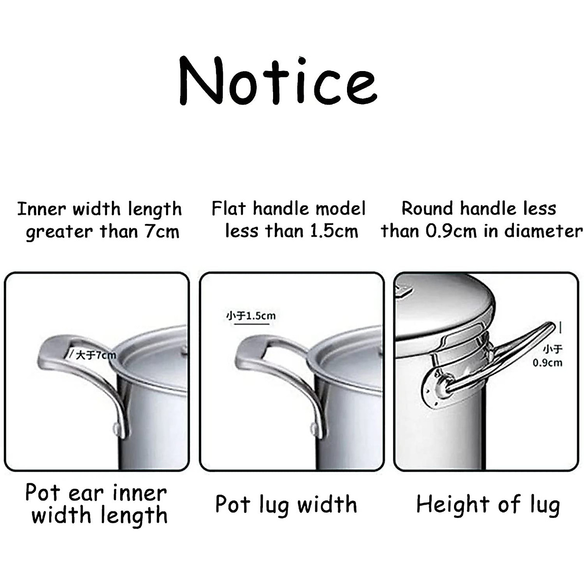 6 PCS Silicone Handles for Pots and Pans, Pot Handle Covers Heat Resistant, Silicone Pot Lid Handle Cover, Pot Handle Covers for Kitchen