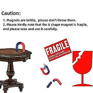 AOMAG Physics Science Magnets Set for Education Science School Classroom Experiment Tools for Kids Including Bar/Ring/Horseshoe/Compass Magnets