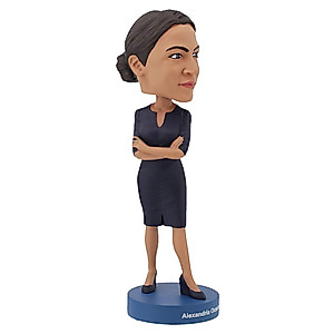 Royal Bobbles Alexandria Ocasio-Cortez Collectible Bobblehead Statue