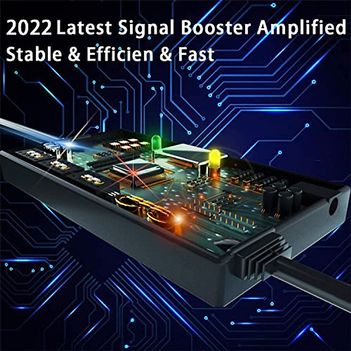 TV Antenna for Smart TV Powerful Best Amplifier Signal Booster up Support 4K 1080p Full HD Smart and Older Tvs 360° Signal Reception with 16.5ft Coaxial Cable