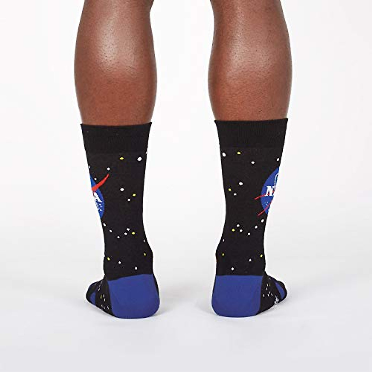 Sock It To Me Men's Crew NASA Space Solar System Socks